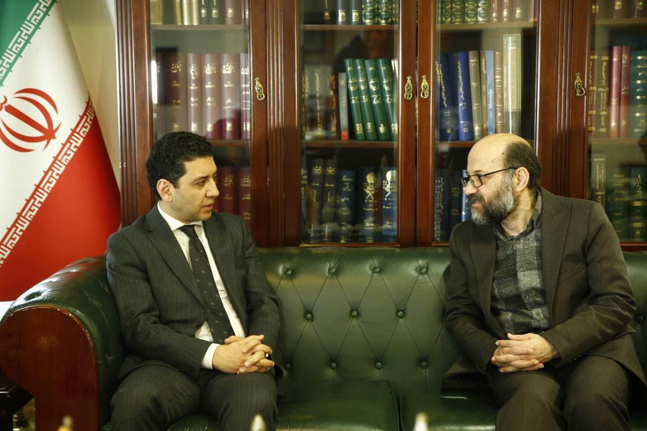 Grigor Hakobyan, Ambassador of Armenia to Iran visited the National Library and Archives of the ...