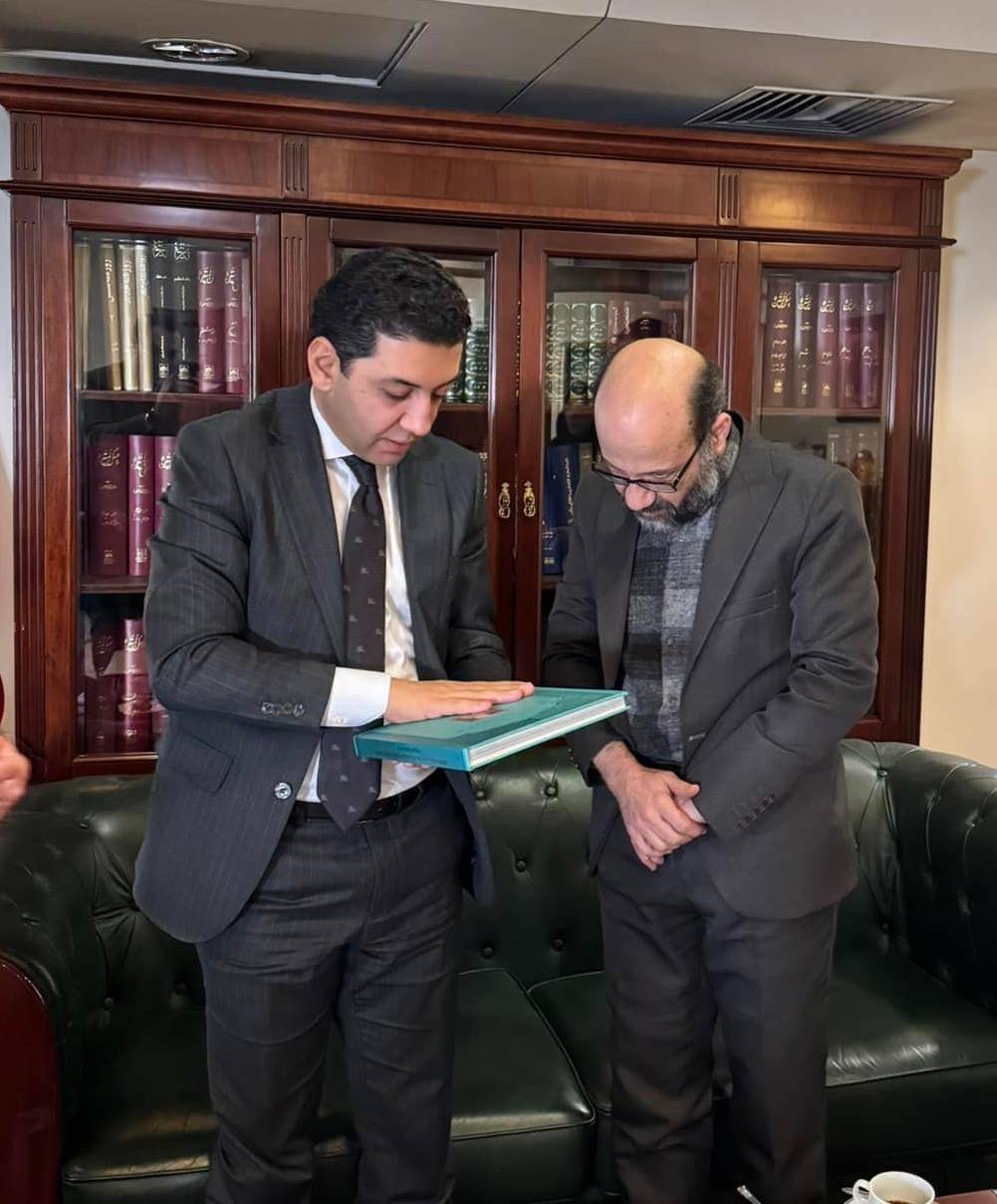 Grigor Hakobyan, Ambassador of Armenia to Iran visited the National Library and Archives of the ...
